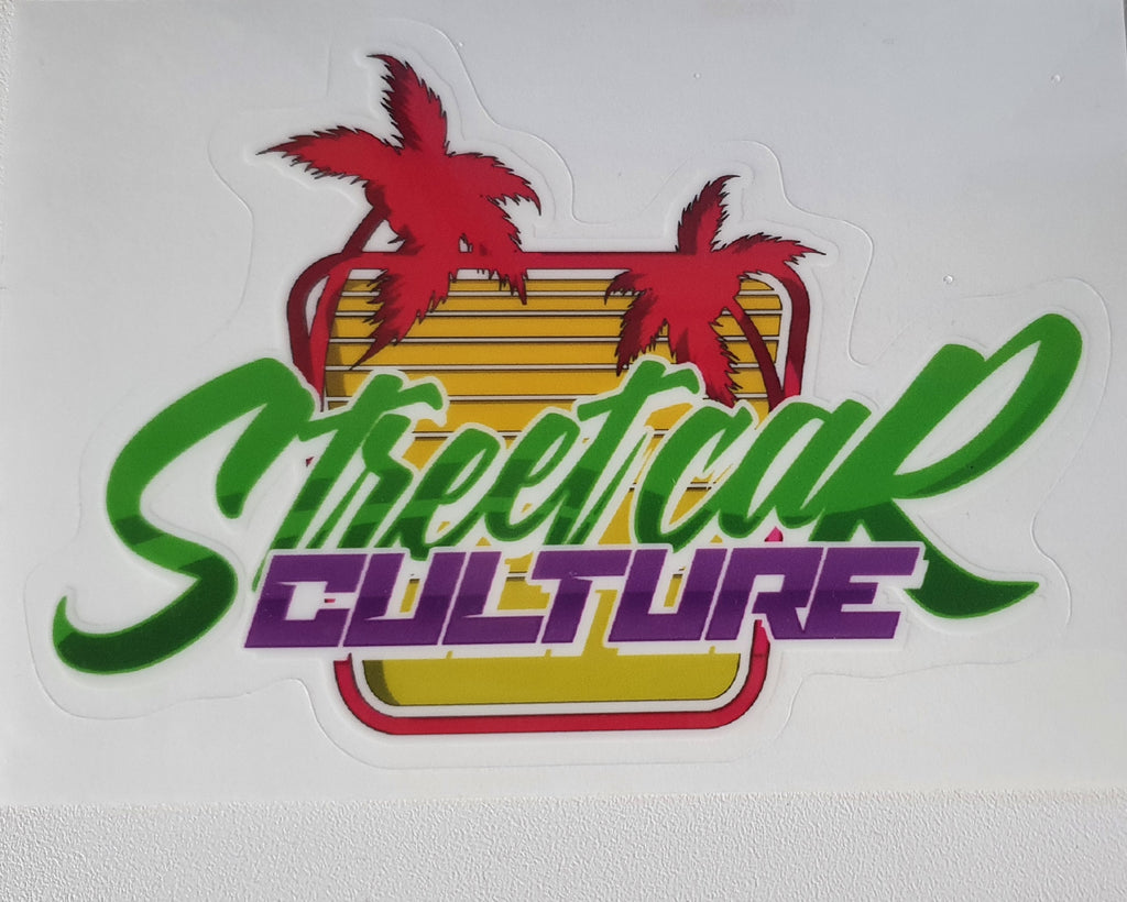Street Car Culture Tropical Logo Sticker – StreetCar Culture